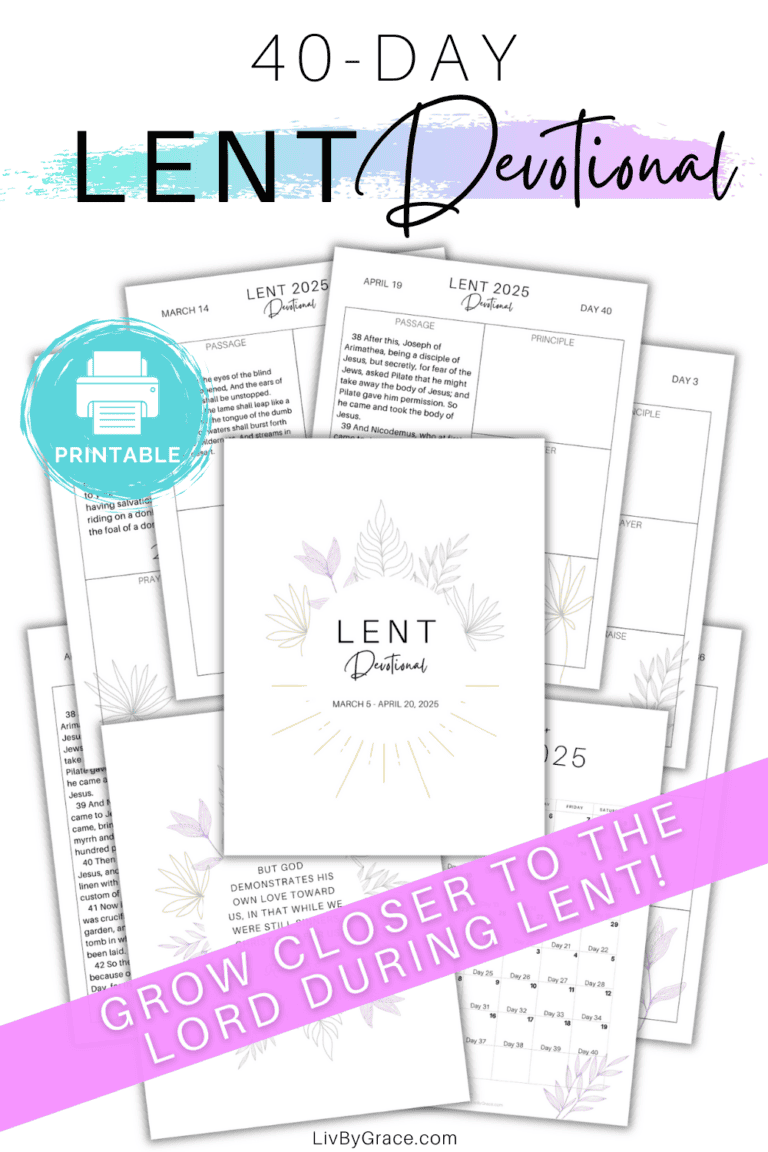 5 ways to get the most out of Lent - Liv By Grace Liv By Grace