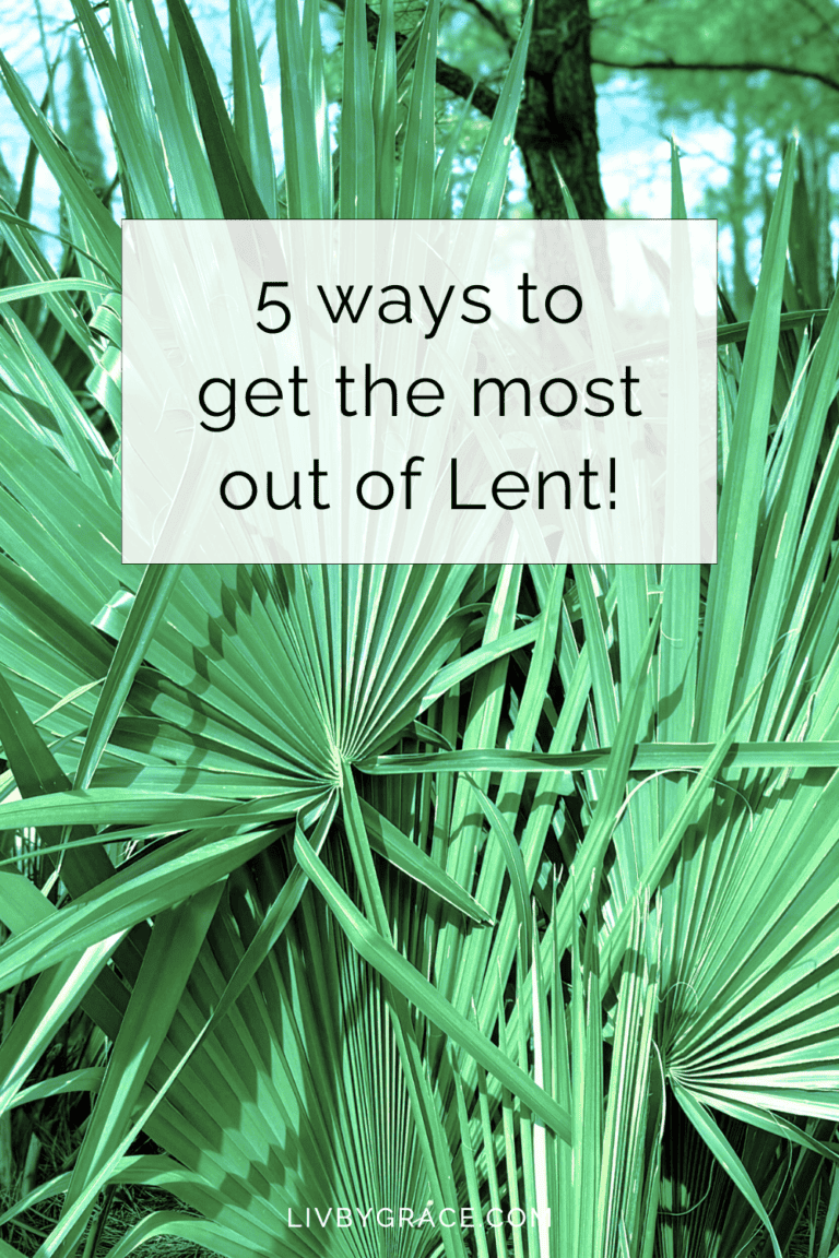 5 ways to get the most out of Lent - Liv By Grace Liv By Grace