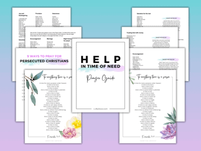 Prayer Guide - Liv By Grace