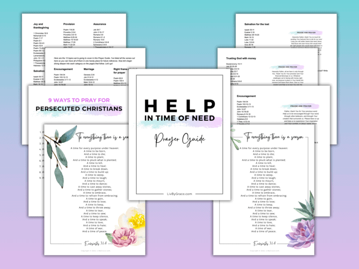 Prayer Guide - Liv By Grace