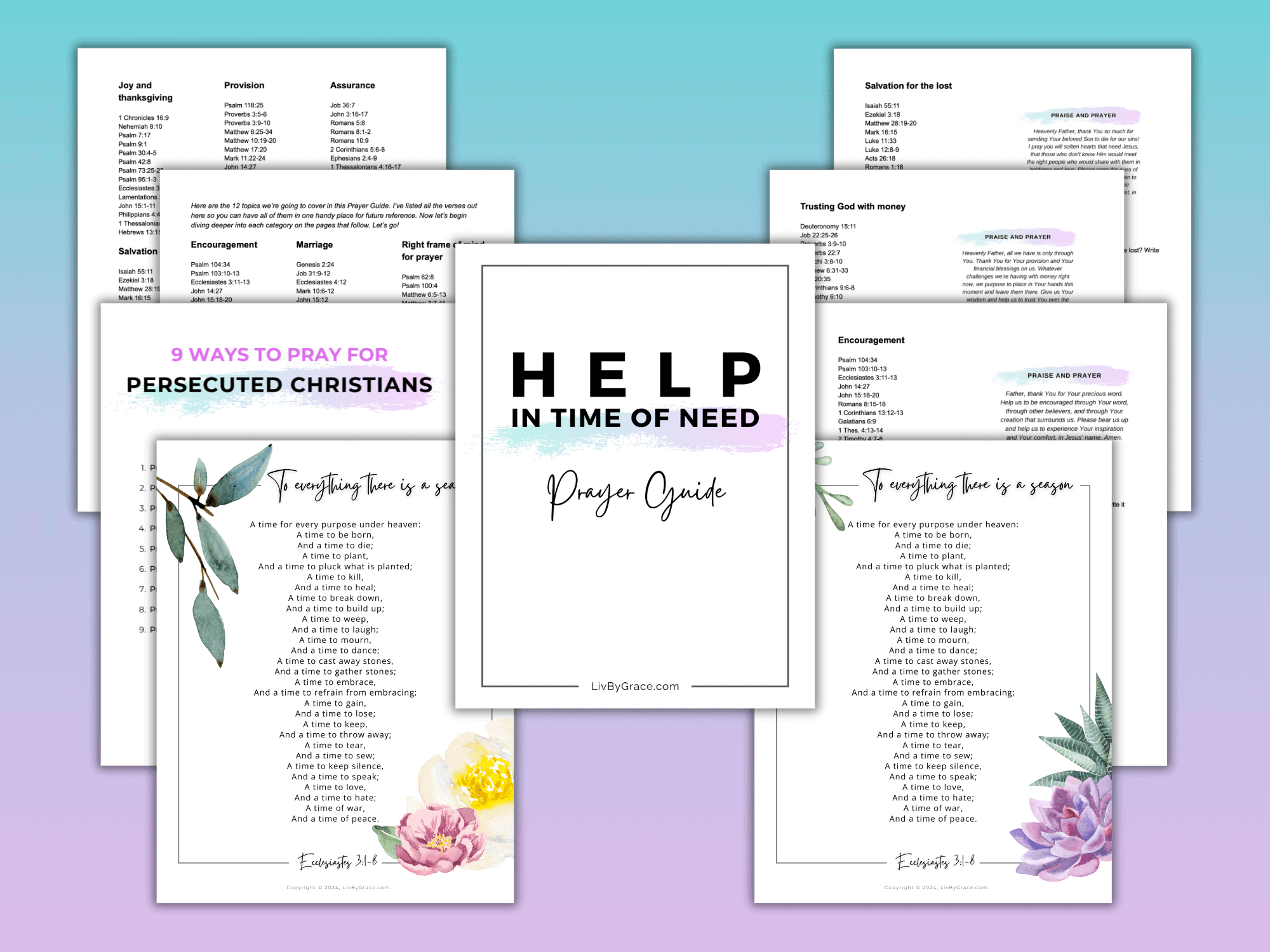 Prayer Guide - Liv By Grace