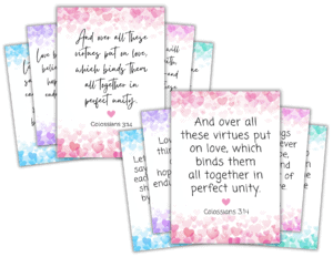 Printable Valentine's Day cards with Bible verses (and they're cute ...