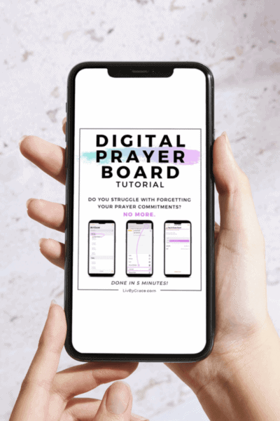 How to make a Digital Prayer Board for your phone (FREE tutorial ...